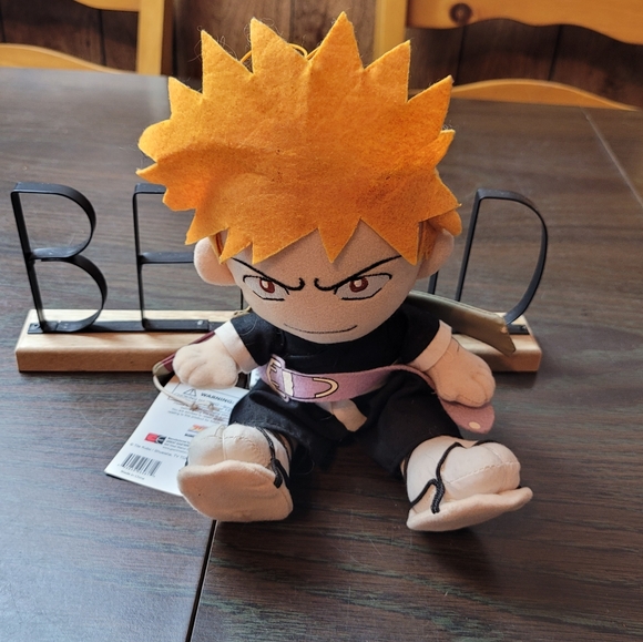 Toys | Bleach Anime Plush Ichigo Doll Shonen Jump 7 Inch Stuffed Toy ...